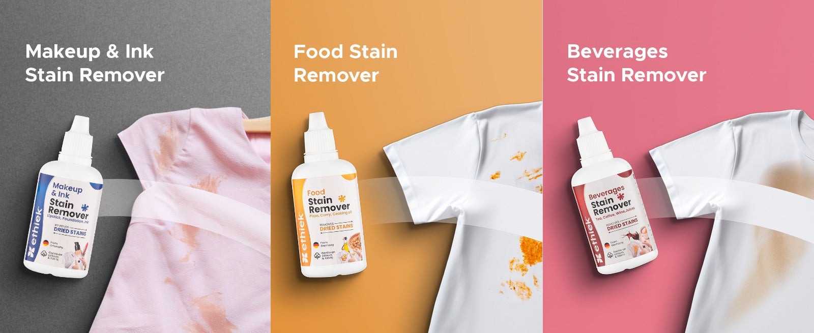 Ethiek's Stain Removers Are a Must-Have in Every Household