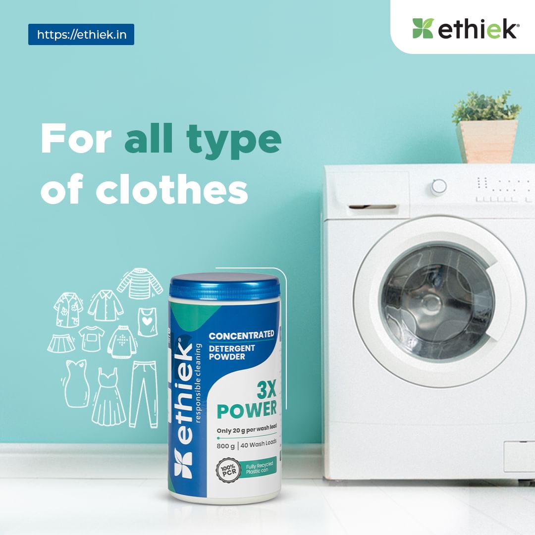 Safe and Effective Detergent Range: Powder & Liquid | Ethiek