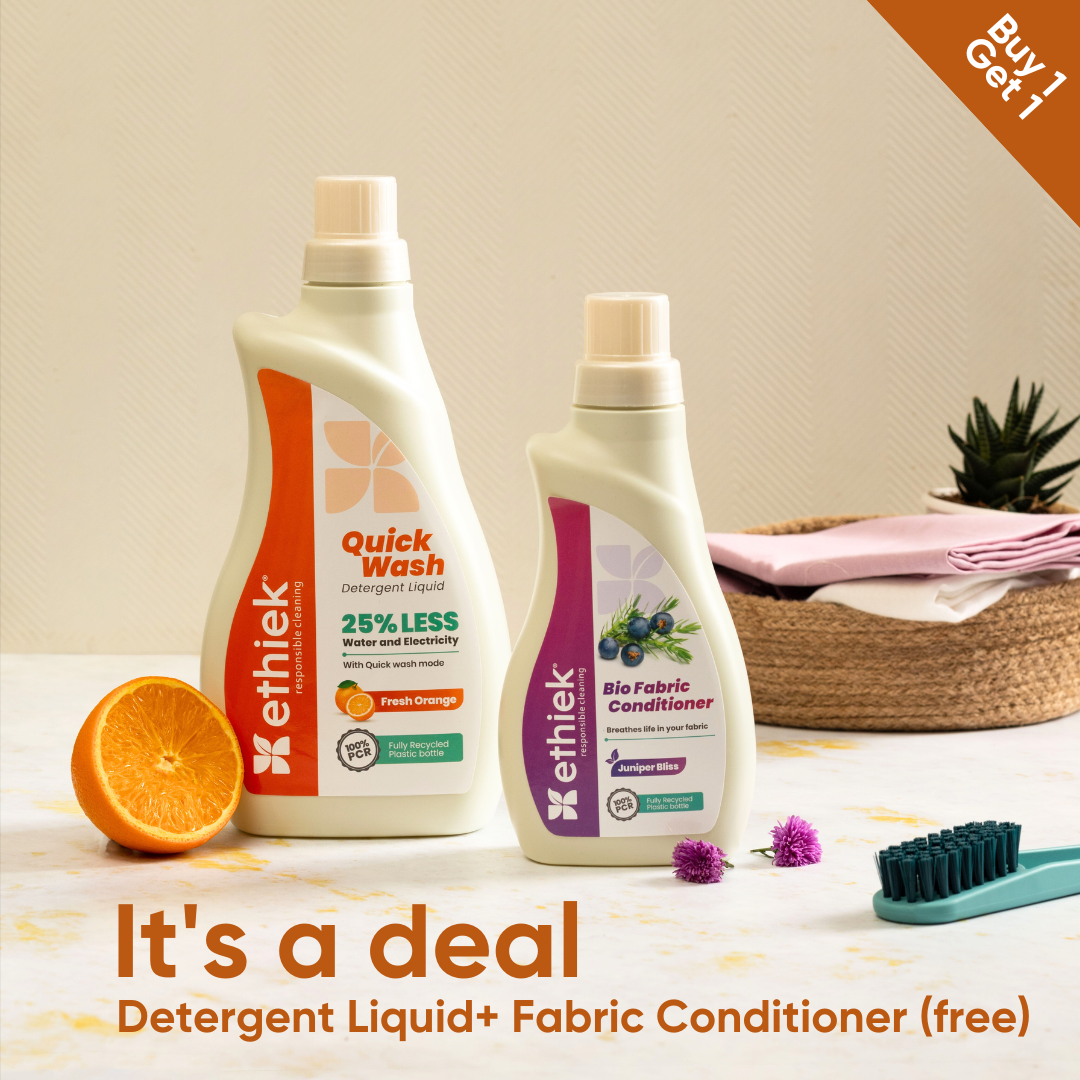 Quick Wash Detergent Liquid with FREE Fabric Conditioner – Ethiek