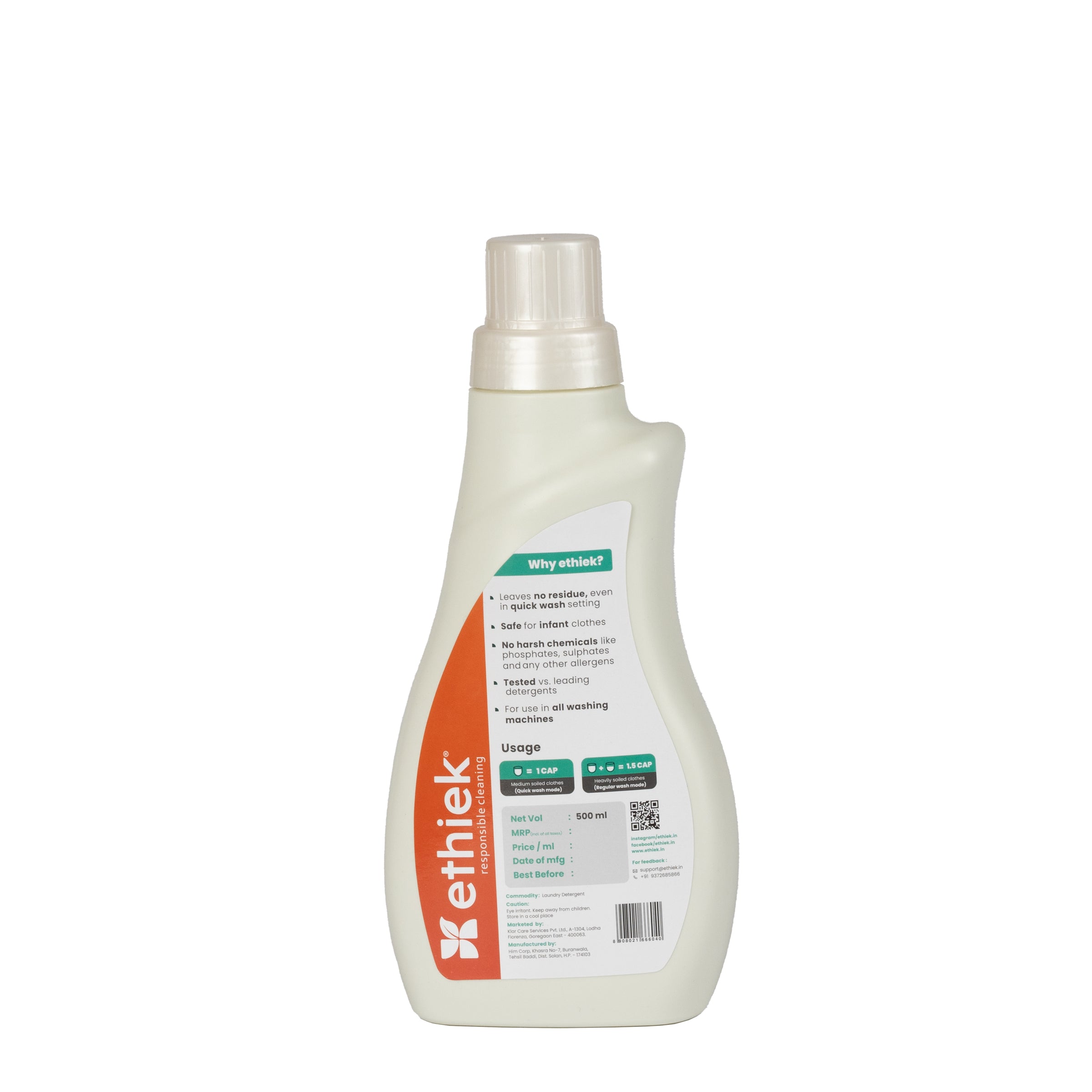 Quick Wash Detergent Liquid | Ethiek